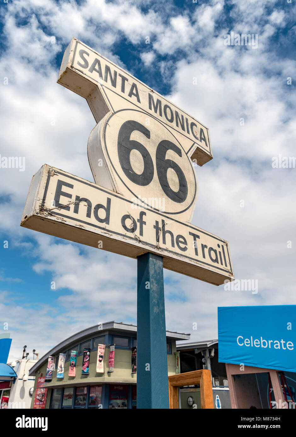 66 santa monica california end hi-res stock photography and images - Alamy