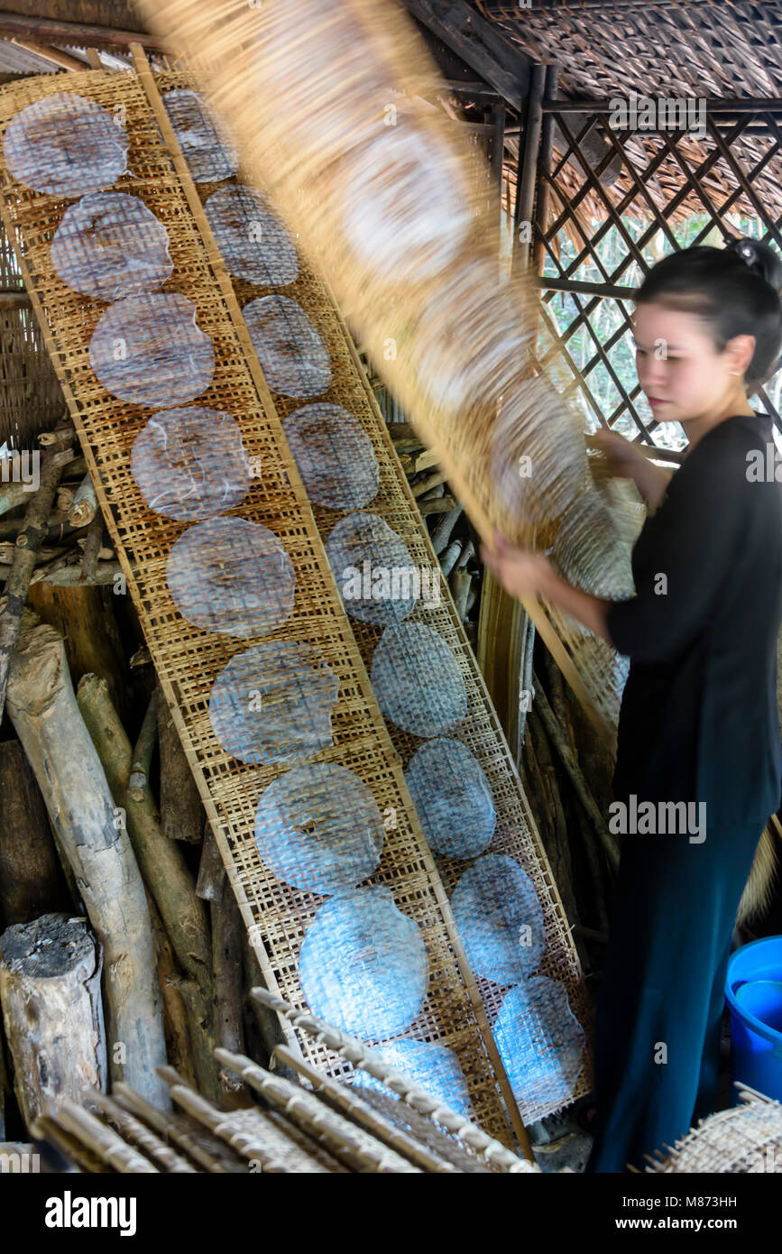 Bamboo drying racks hi-res stock photography and images - Alamy
