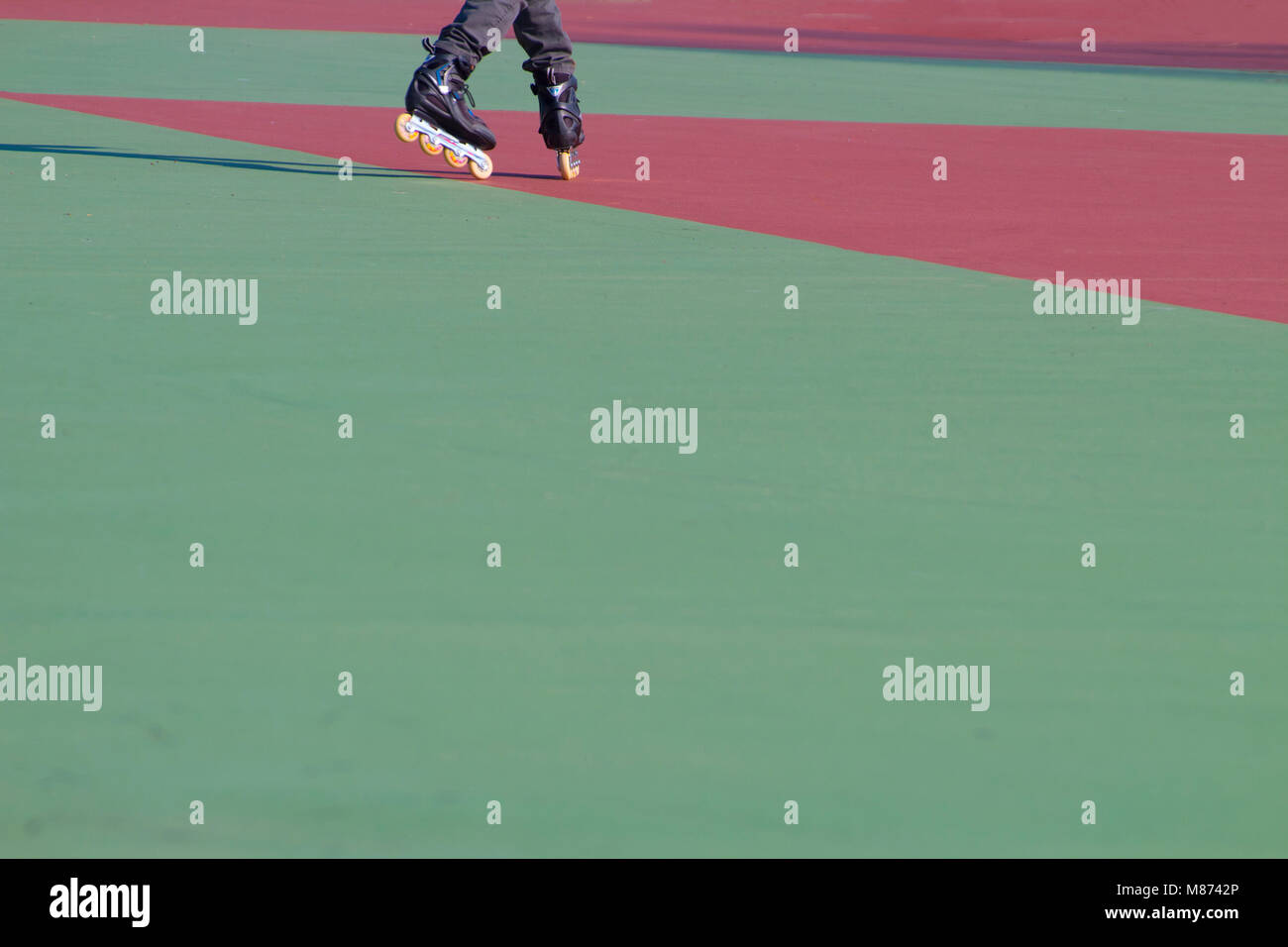 Roller blades blading hi-res stock photography and images - Alamy