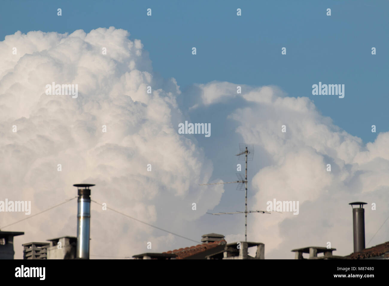a beautiful open sky with clouds Stock Photo - Alamy