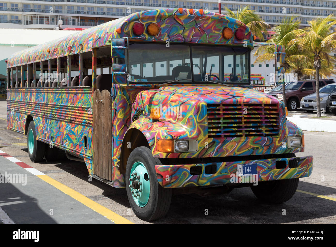 Aruba tourism bus hi-res stock photography and images - Alamy