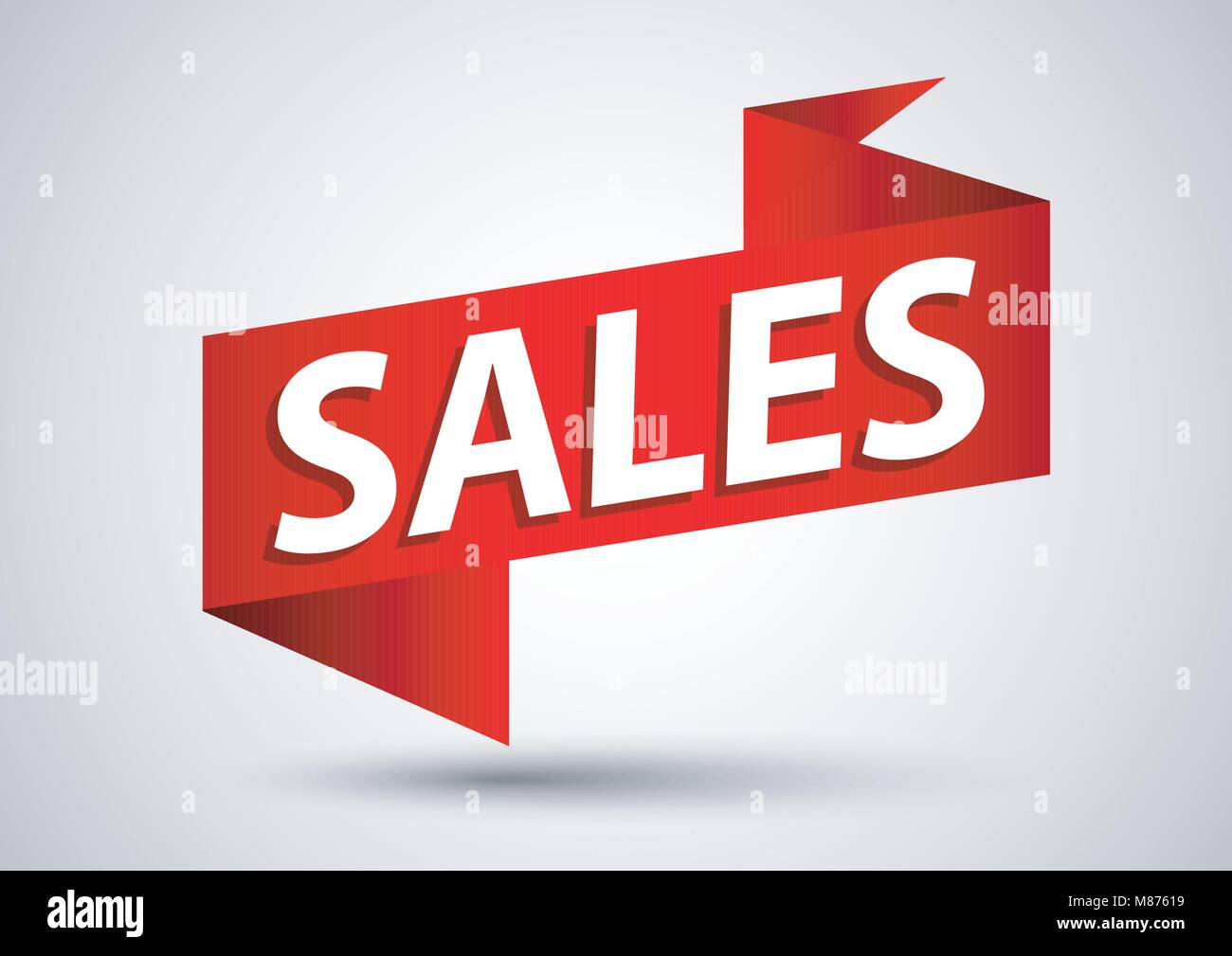 design vector of banner sales object Stock Vector Image & Art - Alamy