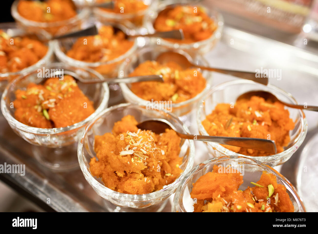Indian bread pudding Stock Photo - Alamy
