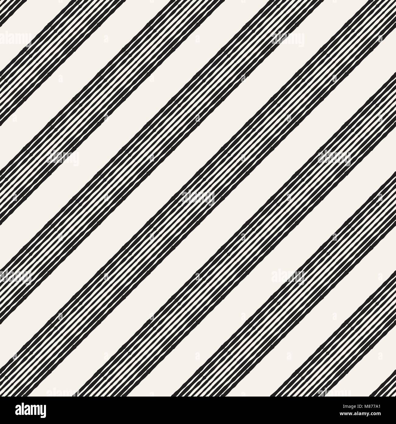Seamless abstract hand drawn pattern. Vector freehand lines background ...