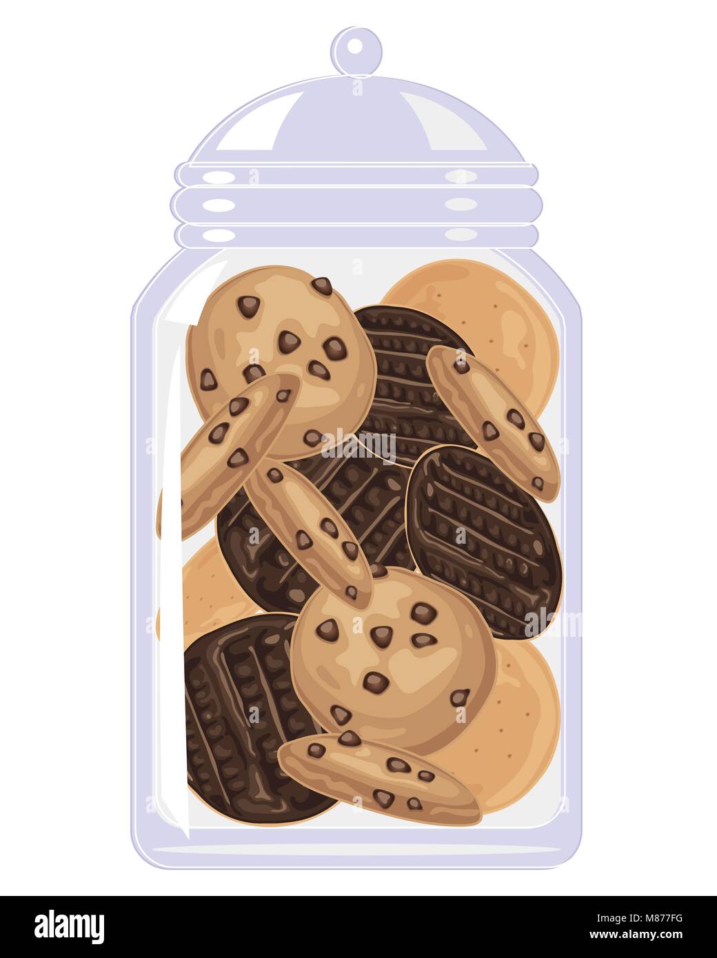 Digestives biscuit Stock Vector Images - Alamy