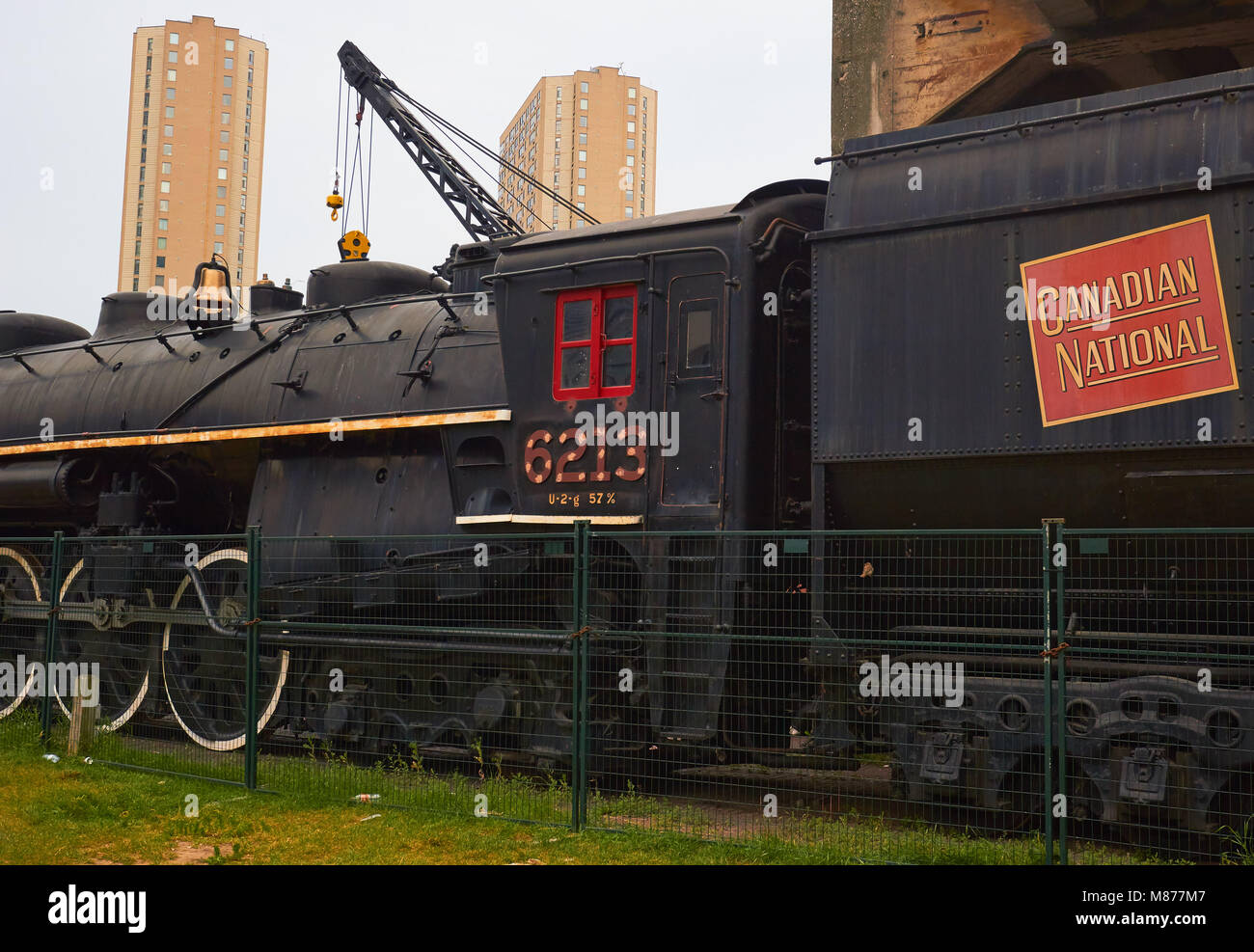 Canadian National steam engine, Toronto Railway Museum, John Street ...