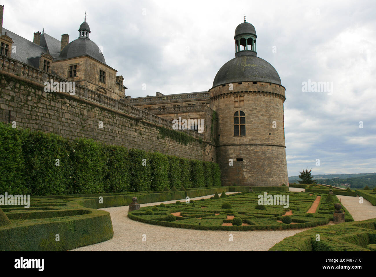 The Renaissance castle of Hautefort (France Stock Photo - Alamy