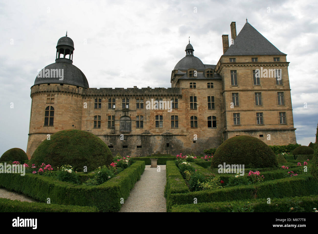 The Renaissance castle of Hautefort (France Stock Photo - Alamy