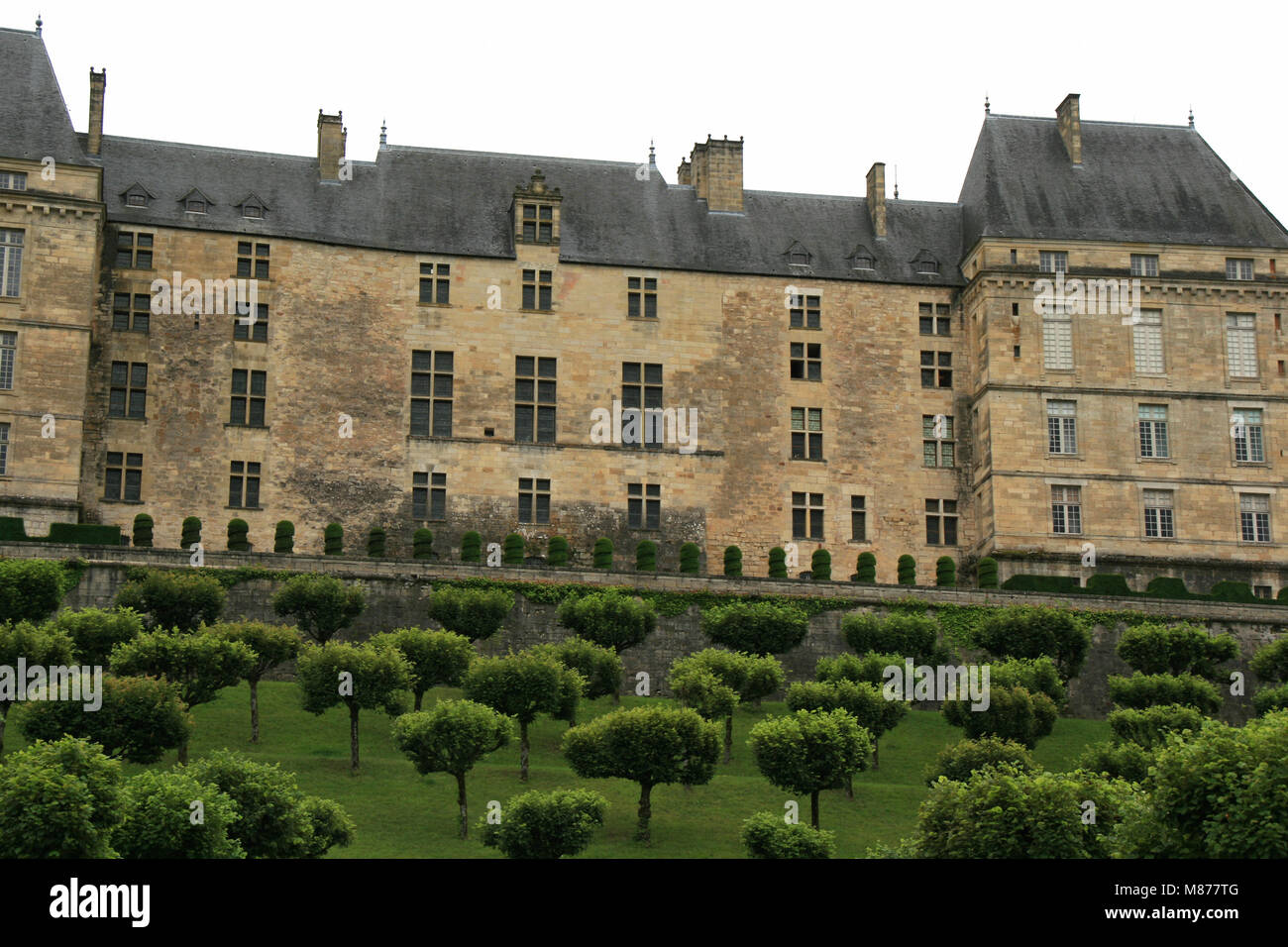 The Renaissance castle of Hautefort (France Stock Photo - Alamy