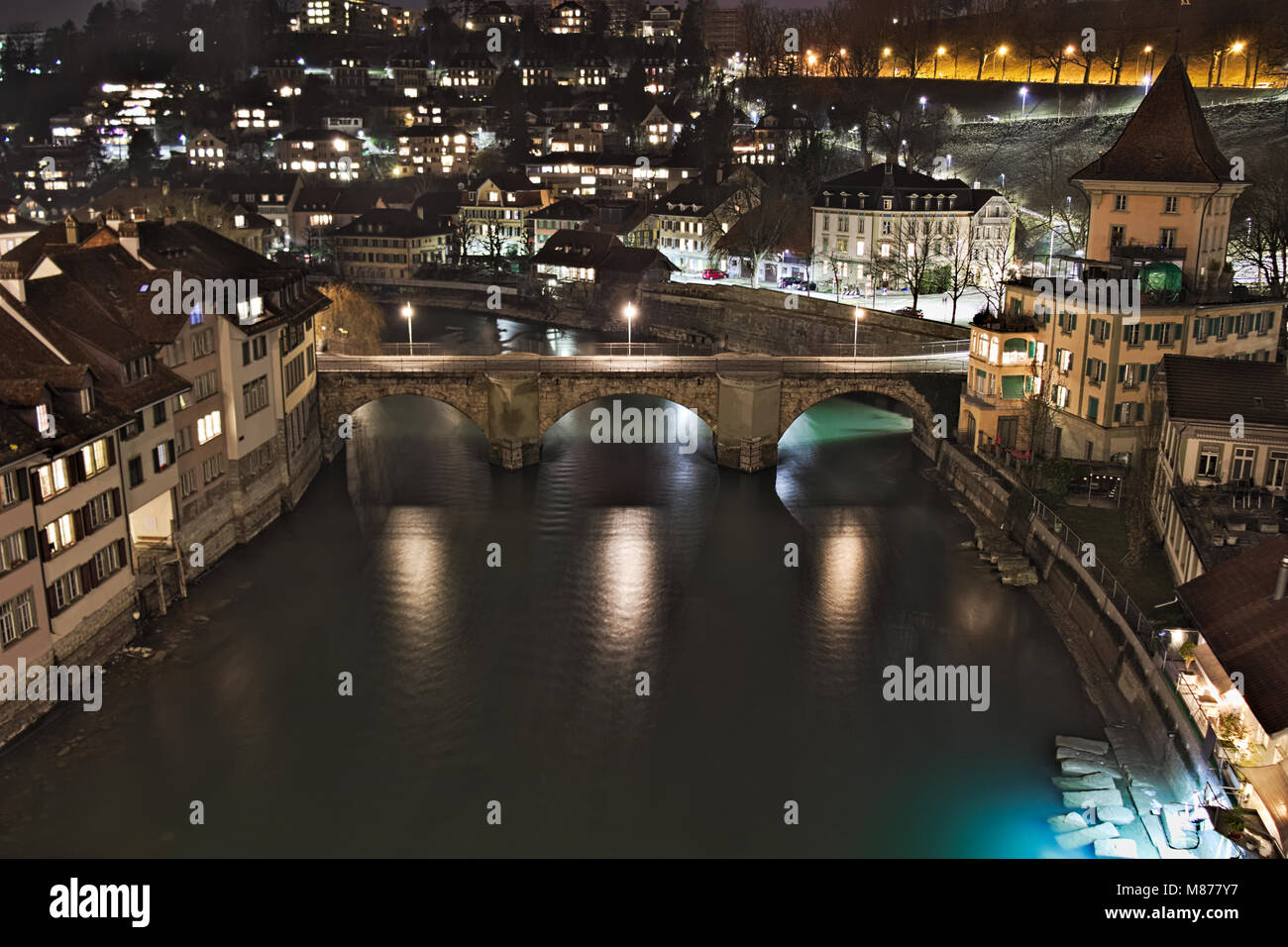 Bridge on Aare river, Bern, Switzerland Stock Photo - Alamy