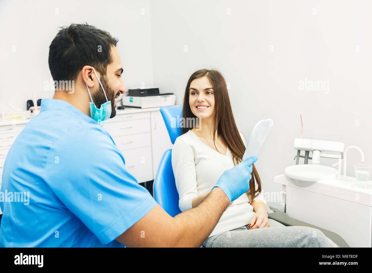 Successful Teeth Restoration Stock Photo - Alamy