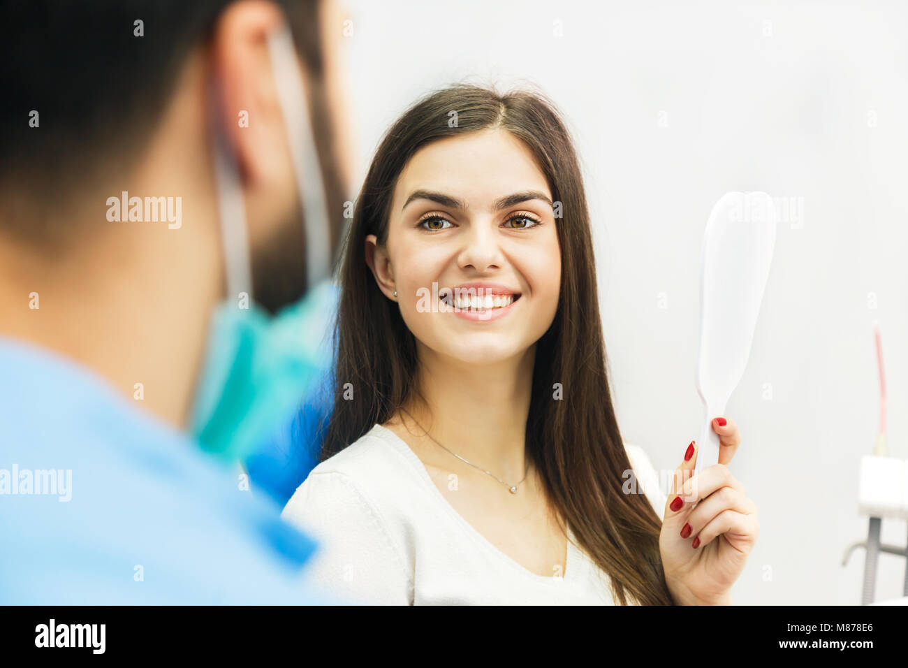 Successful Teeth Restoration Stock Photo - Alamy