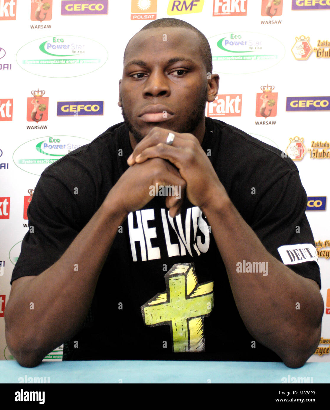 Warsaw, Masovia / Poland - 2006/11/21: Steven Ormain Cunningham aka USS ...