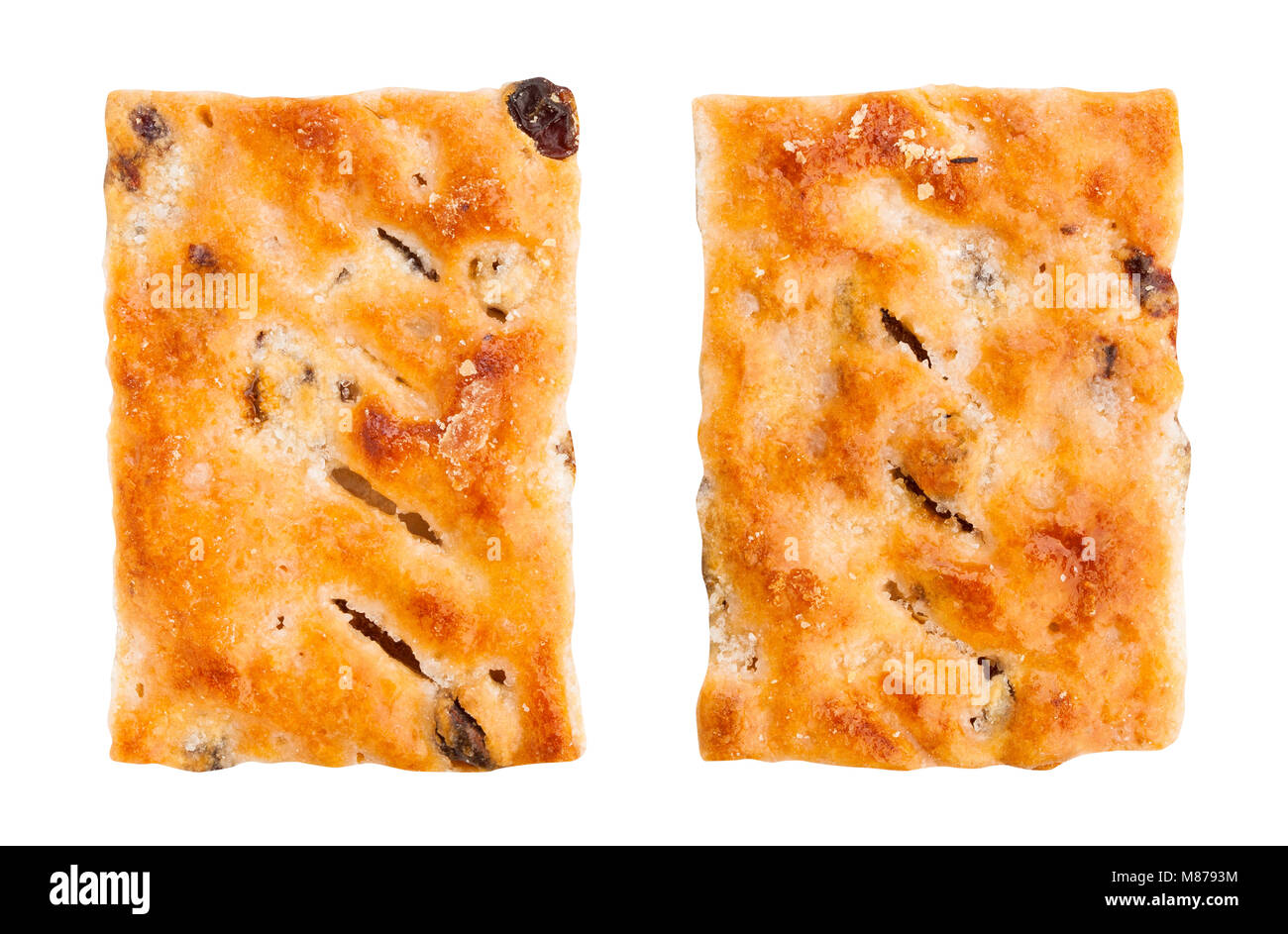 sweet crackers path isolated top view Stock Photo - Alamy