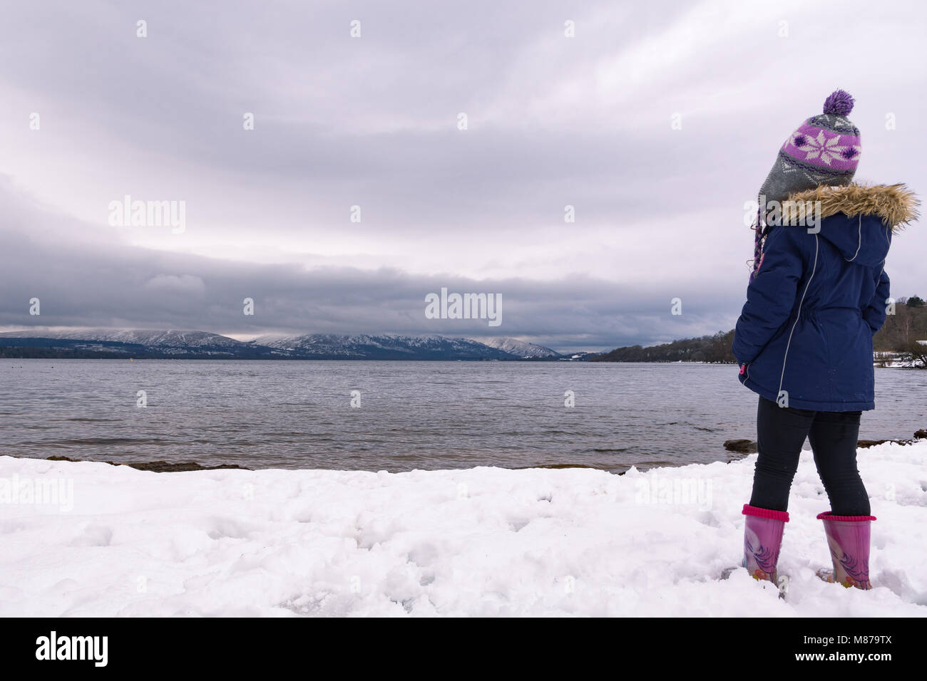 fresh snow in the Scottish highlands Stock Photo - Alamy