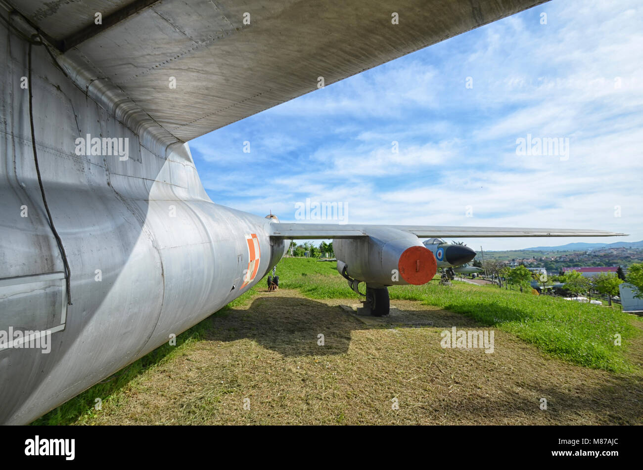 View of the Ilyushin Il-28 Beagle jet bomber Stock Photo - Alamy