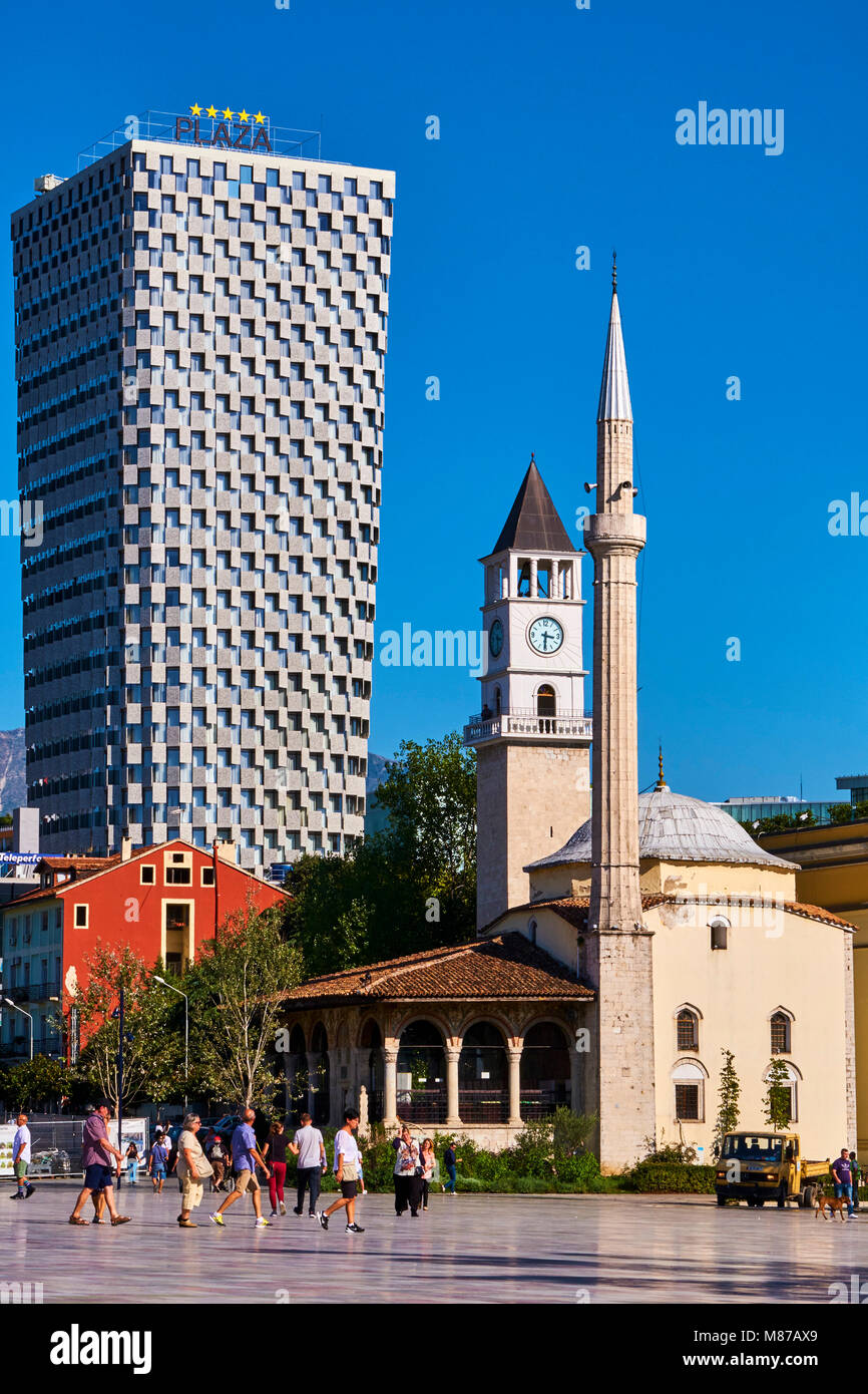 Albania, Tirana, Skanderbeg square Stock Photo - Alamy