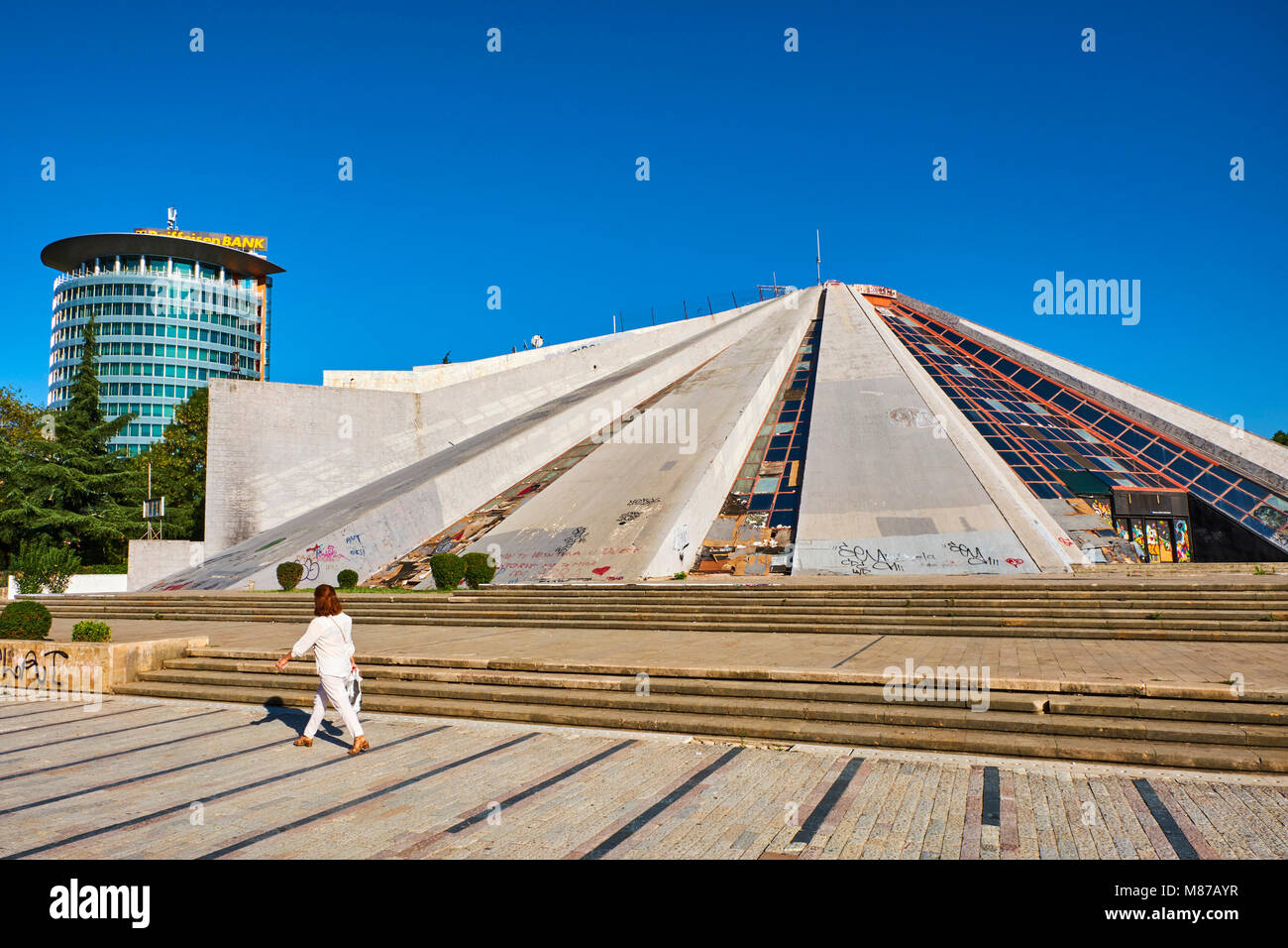 Albania, Tirana, the Pyramid (Piramida Stock Photo - Alamy