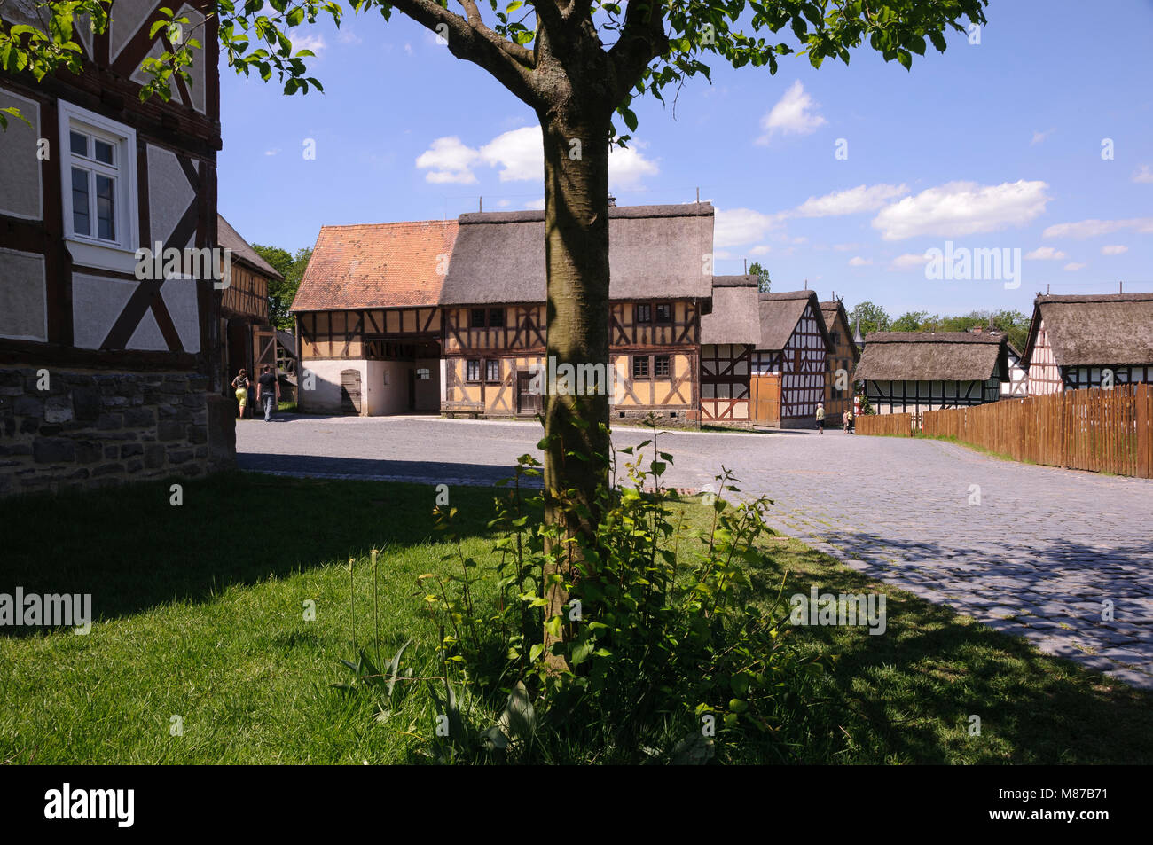 Freilichtmuseum Hessenpark, Taunus, Hessen, Deutschland, Europa Stock ...
