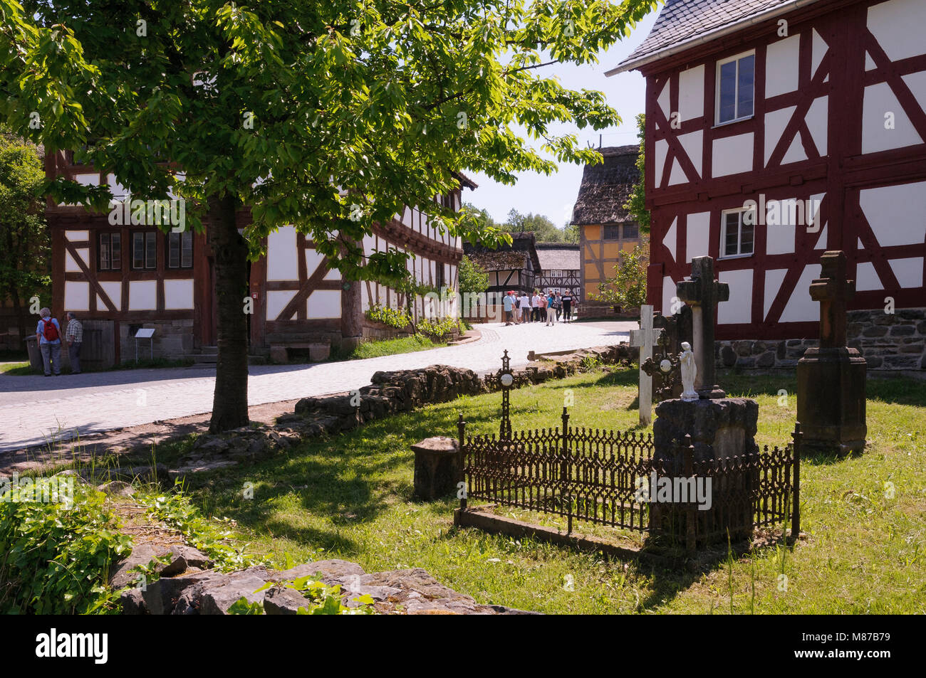 Freilichtmuseum Hessenpark, Taunus, Hessen, Deutschland, Europa Stock ...