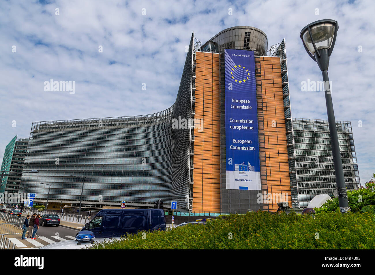 the European Commission building in Brussels, Belgium, 06.26.2016 ...