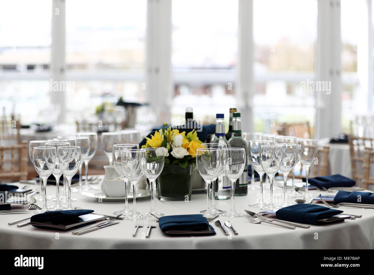 A general view of the Parade ring viewing boxes at Cheltenham ...