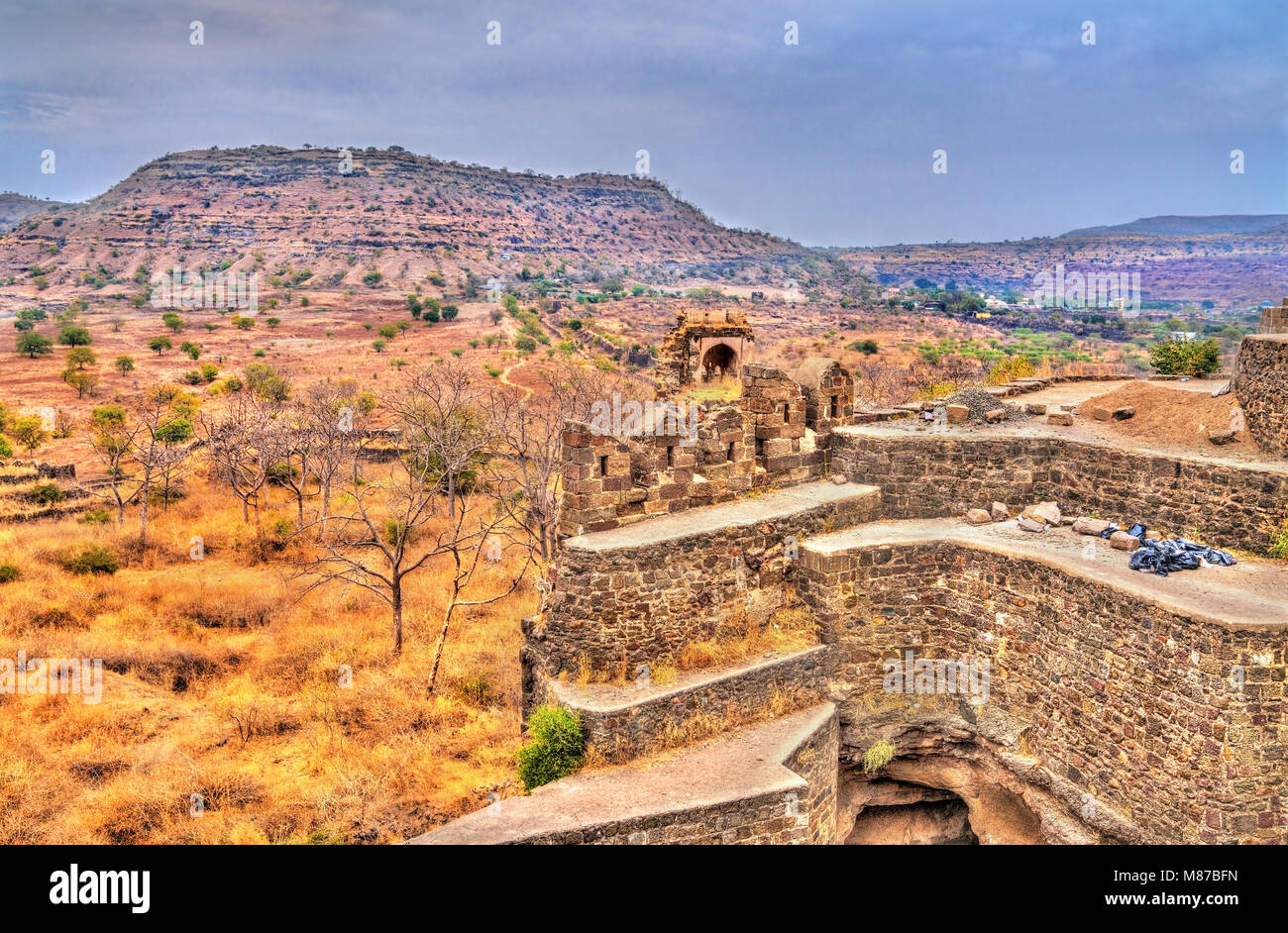 Devagiri Fort in Daulatabad - Maharashtra, India Stock Photo - Alamy