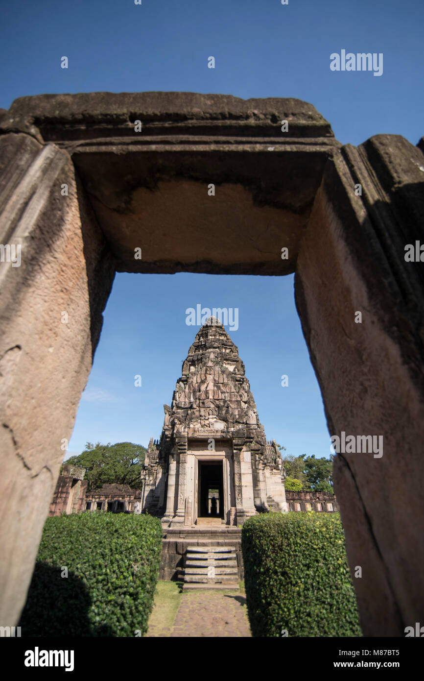 the Khmer Temple Ruins of the Phimai Historical park at the Phimai ...