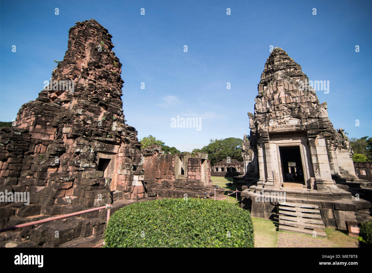 the Khmer Temple Ruins of the Phimai Historical park at the Phimai ...