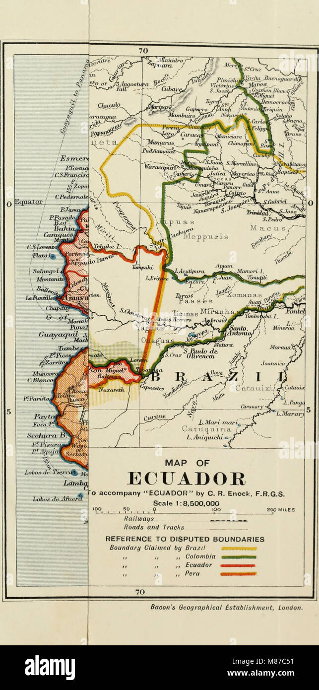 This 1914 work provides an overview of Ecuador's history, topography ...