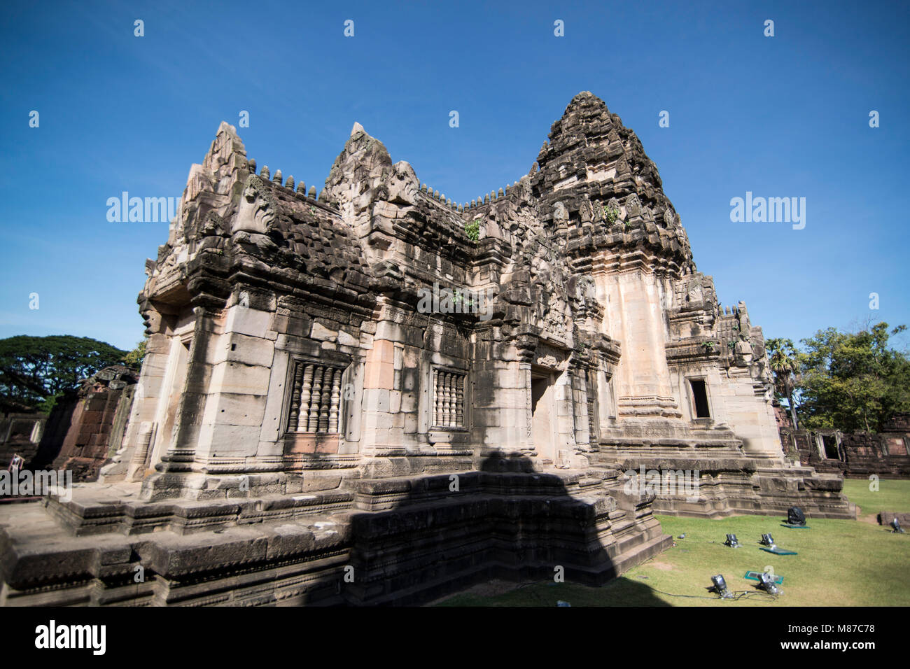 the Khmer Temple Ruins of the Phimai Historical park at the Phimai ...