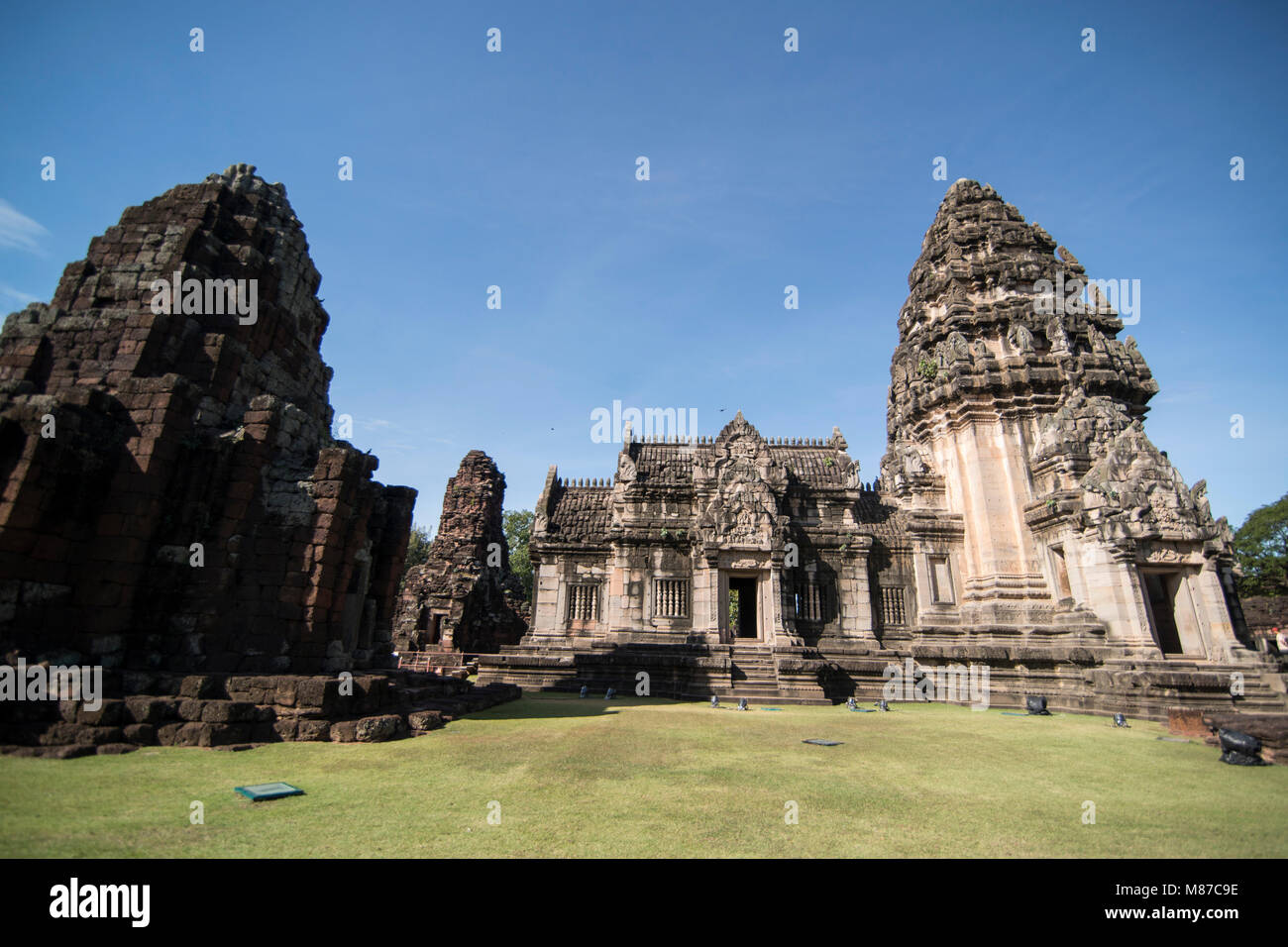 the Khmer Temple Ruins of the Phimai Historical park at the Phimai ...