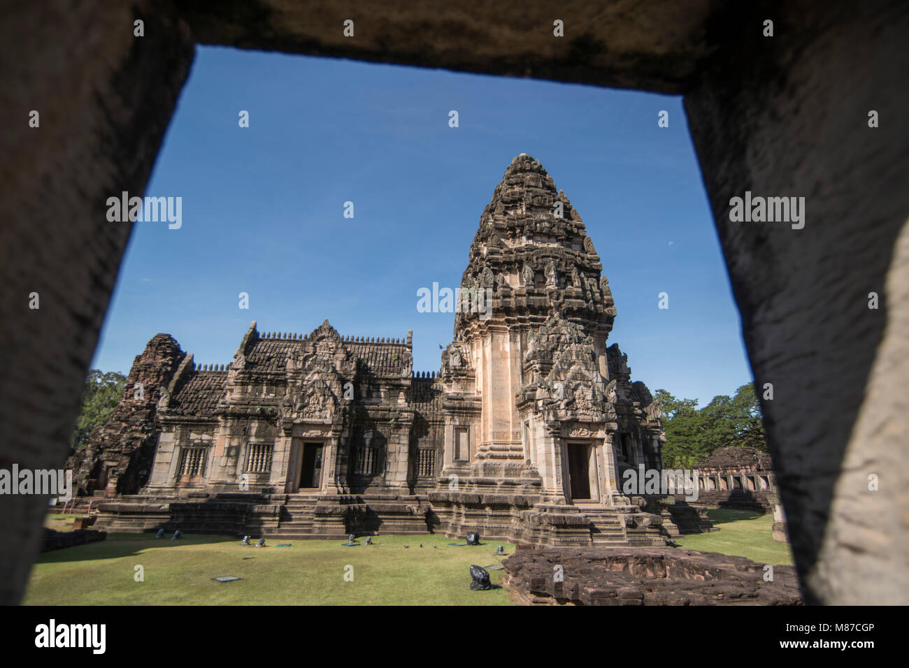 the Khmer Temple Ruins of the Phimai Historical park at the Phimai ...