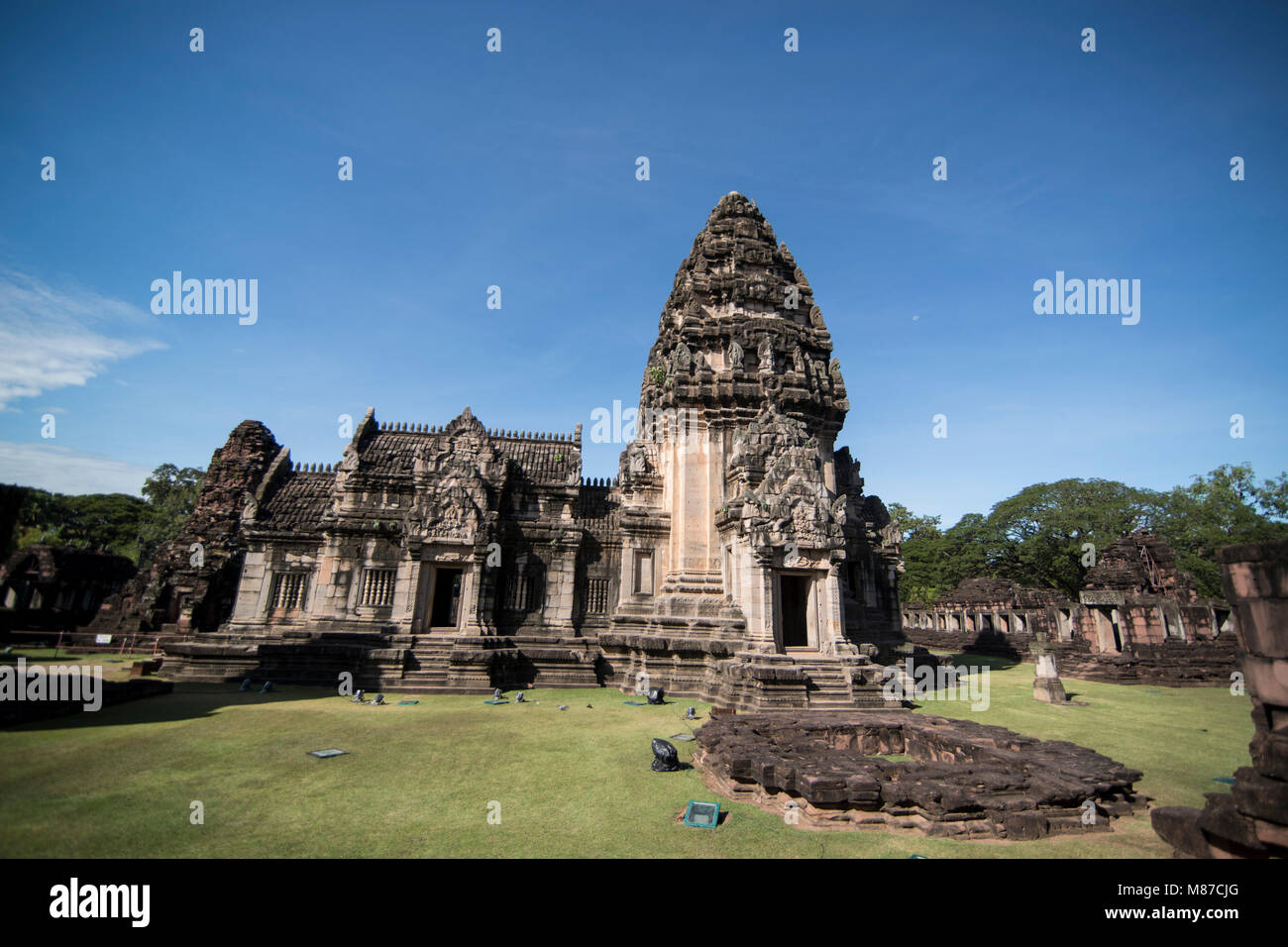 the Khmer Temple Ruins of the Phimai Historical park at the Phimai ...