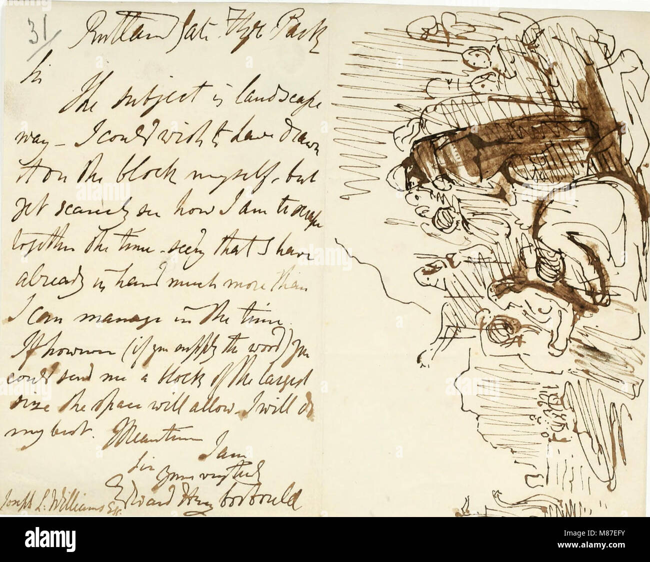 This collection includes letters written by Edward Henry Corbould ...