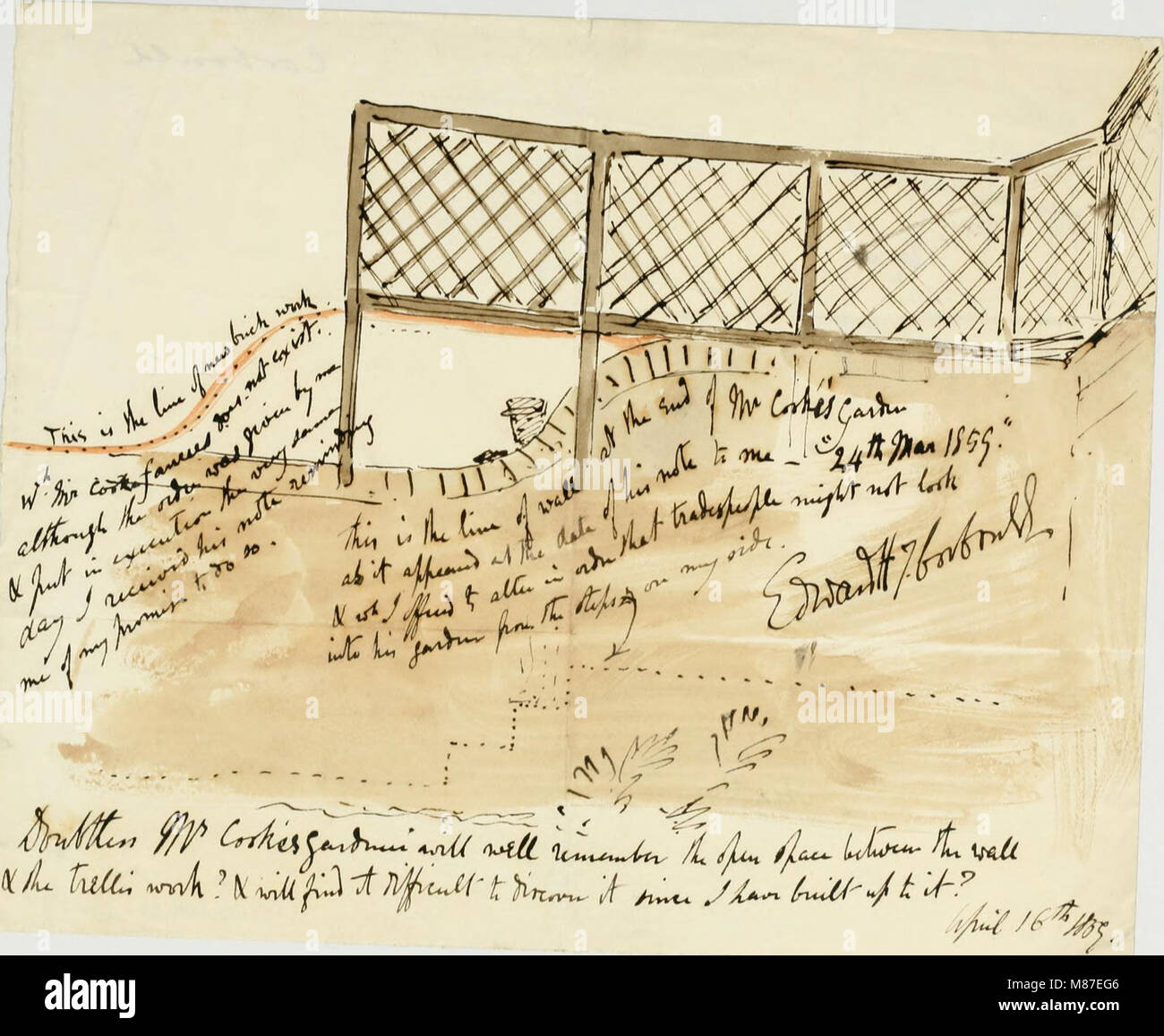 These letters, written by Edward Henry Corbould between 1851 and 1882 ...
