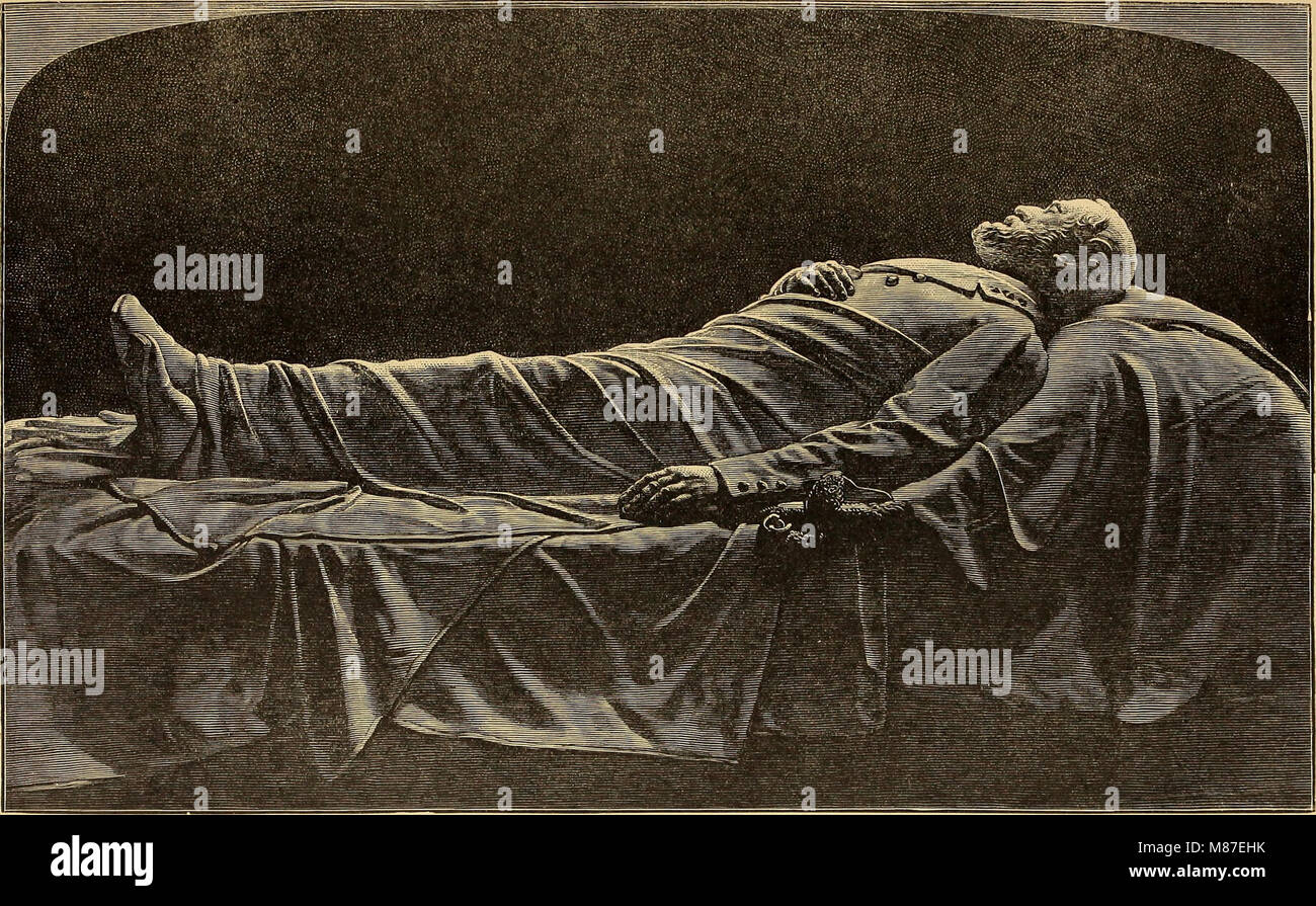 Edward Valentine - Robert E Lee recumbent statue Stock Photo - Alamy