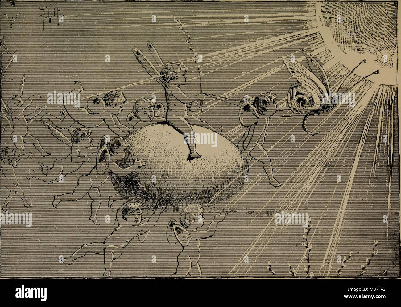 This 1890 publication presents various facts and myths about eggs ...