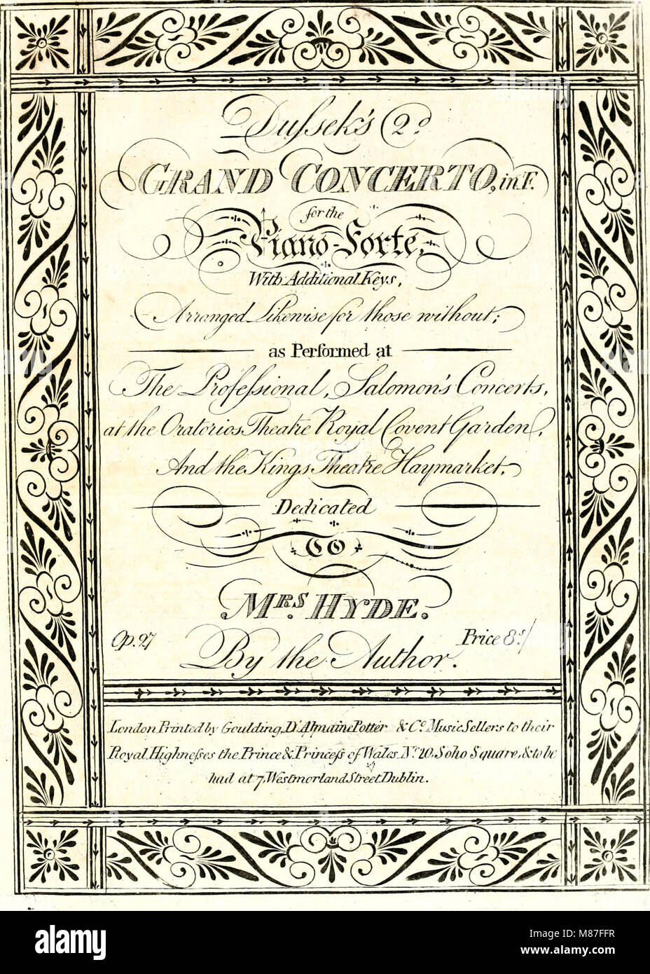 A collection of eight concertos composed in 1778, showcasing the ...