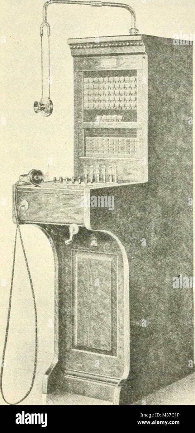 This 1911 publication details the electrical instruments and telephone ...