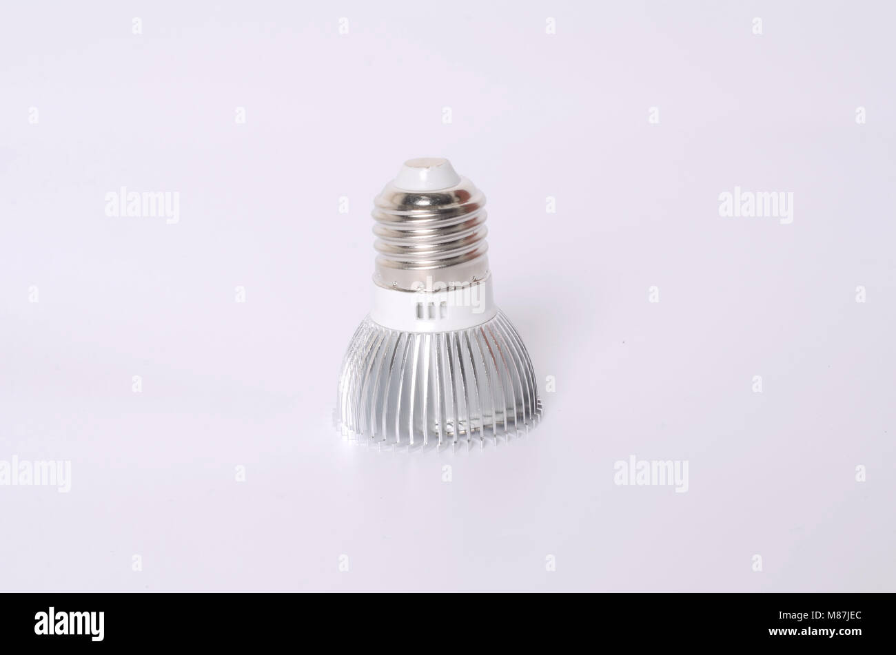 Energy saving LED light bulb isolated on white Stock Photo - Alamy