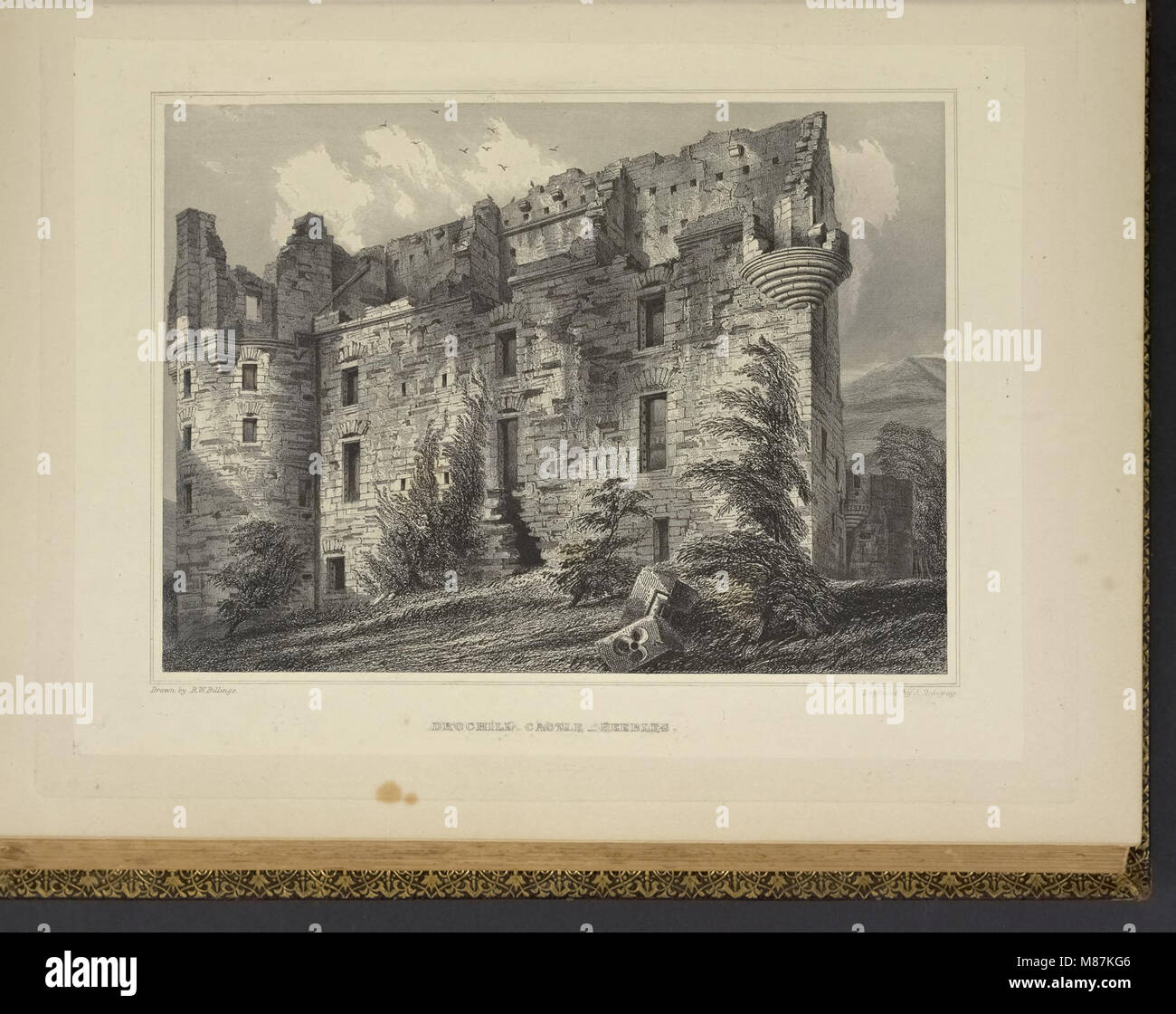 Drochil Castle, built in 1852, is a historic structure located in ...