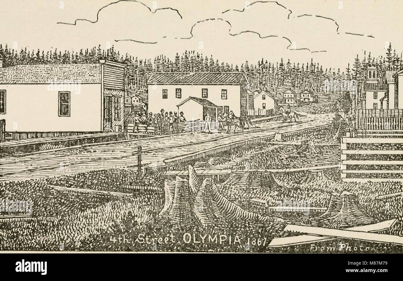 This 1914 work covers the early history of Thurston County, Washington ...