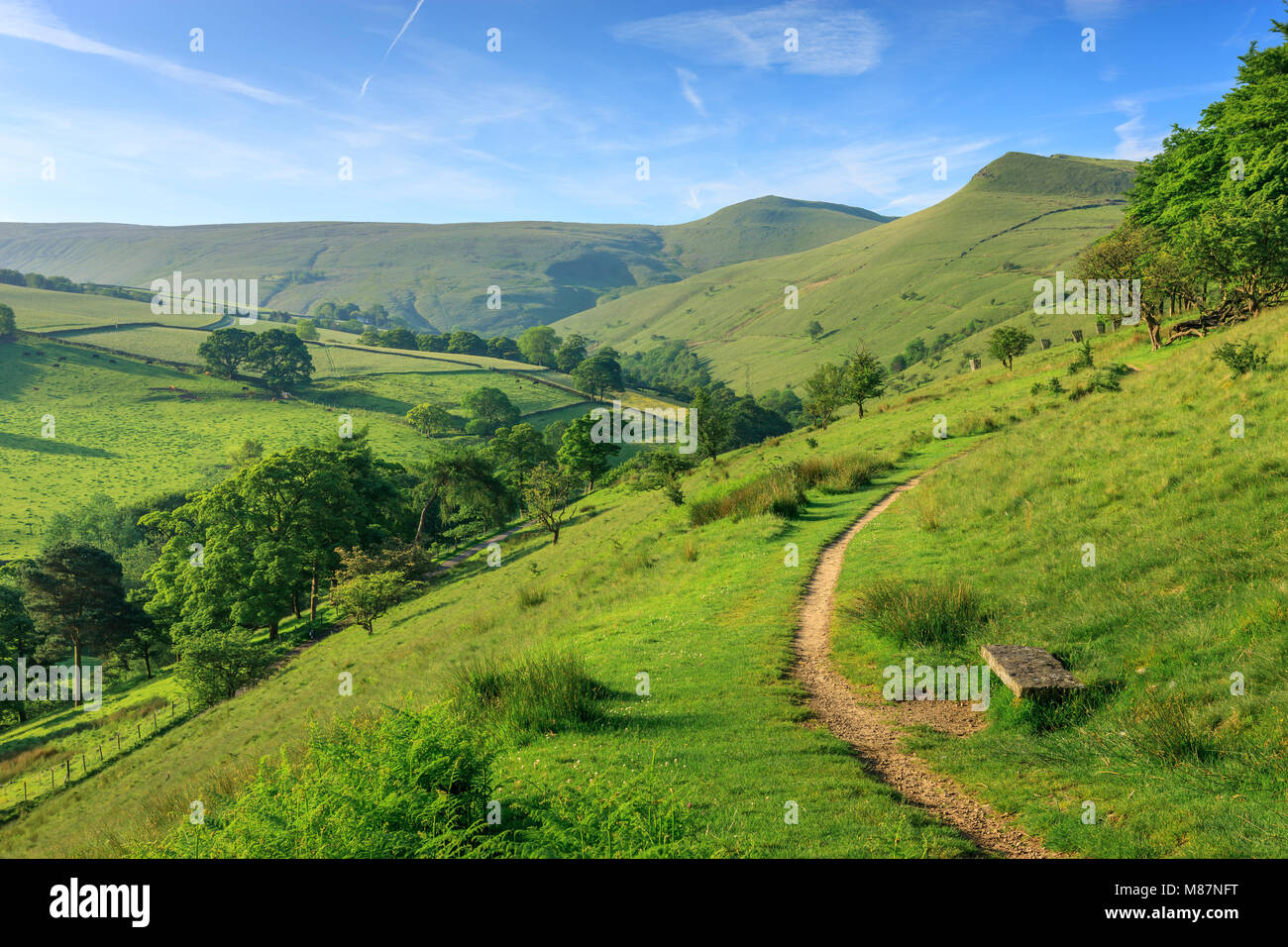 Hayfield High Peak Derbyshire England Stock Photo - Alamy