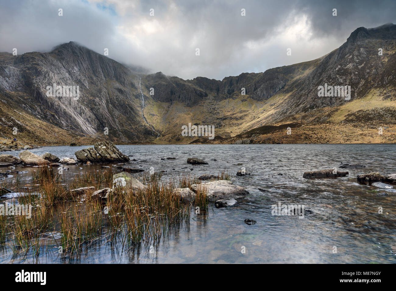 Llyn Idwal, Snowdonia, North Wales, UK Stock Photo - Alamy