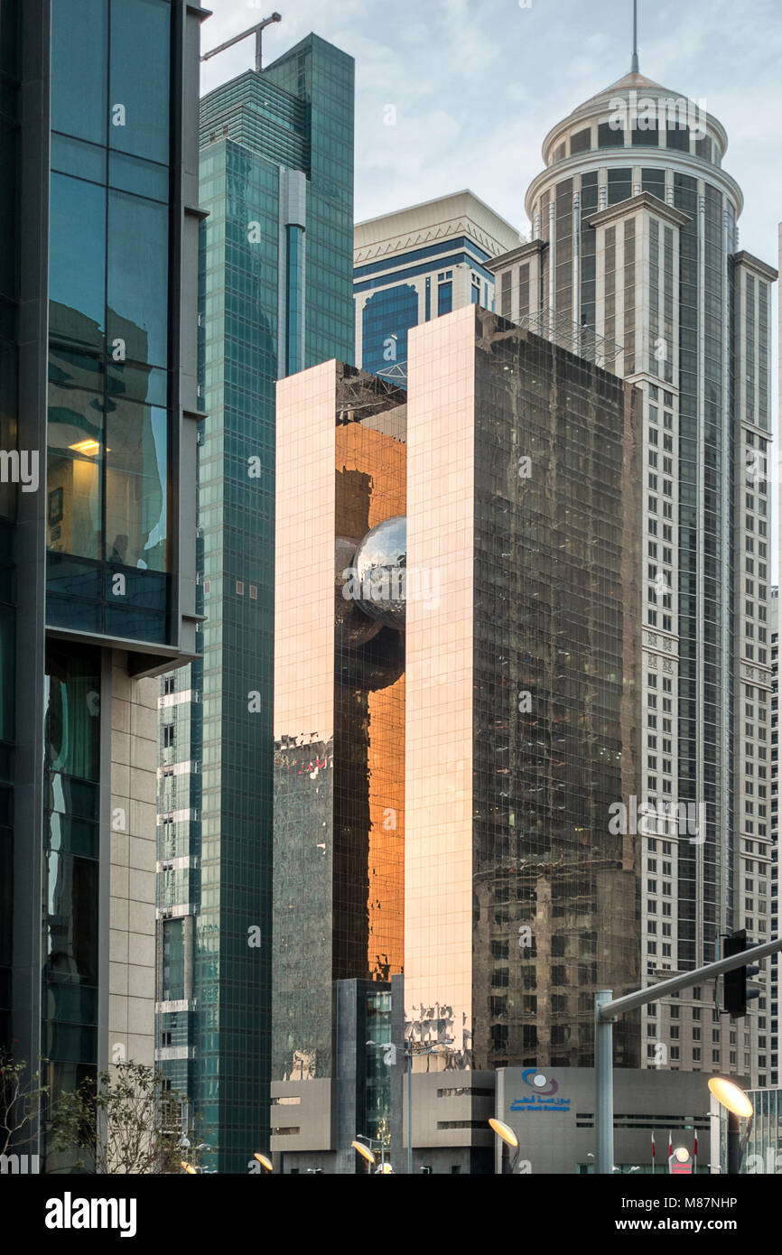Qatar stock exchange Stock Photo - Alamy