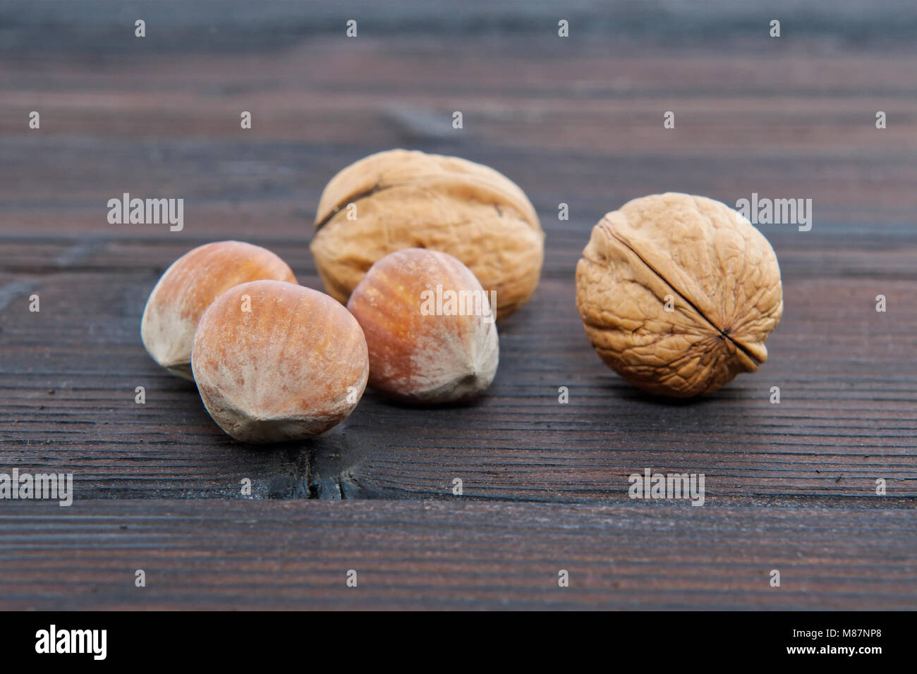 Closeup different nuts in hi-res stock photography and images - Alamy