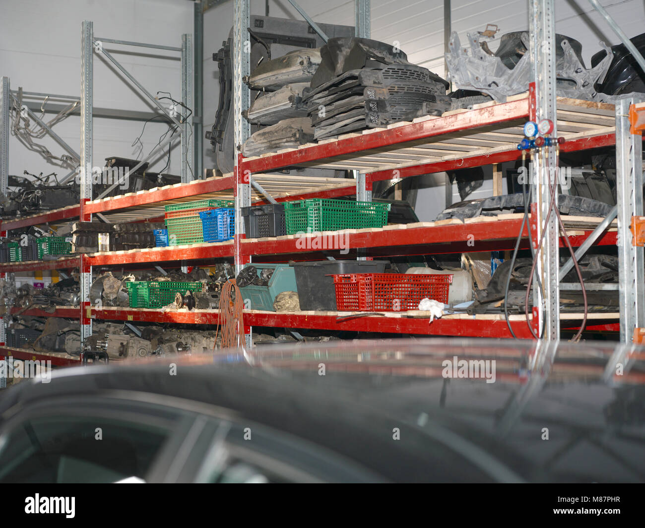 Engine parts rack hi-res stock photography and images - Alamy
