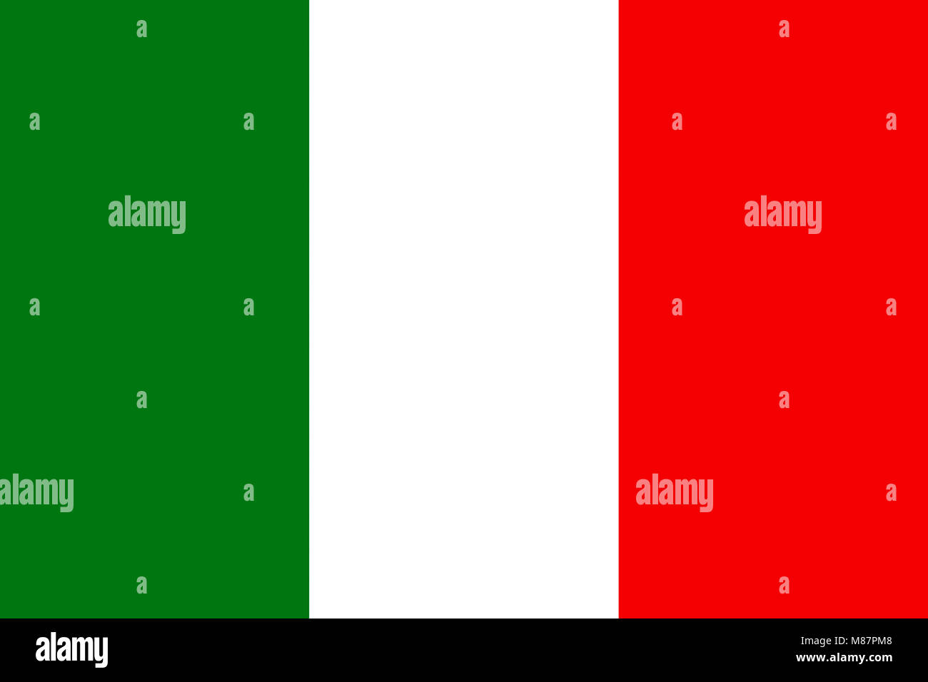 National flag of the Republic of Italy Stock Photo - Alamy