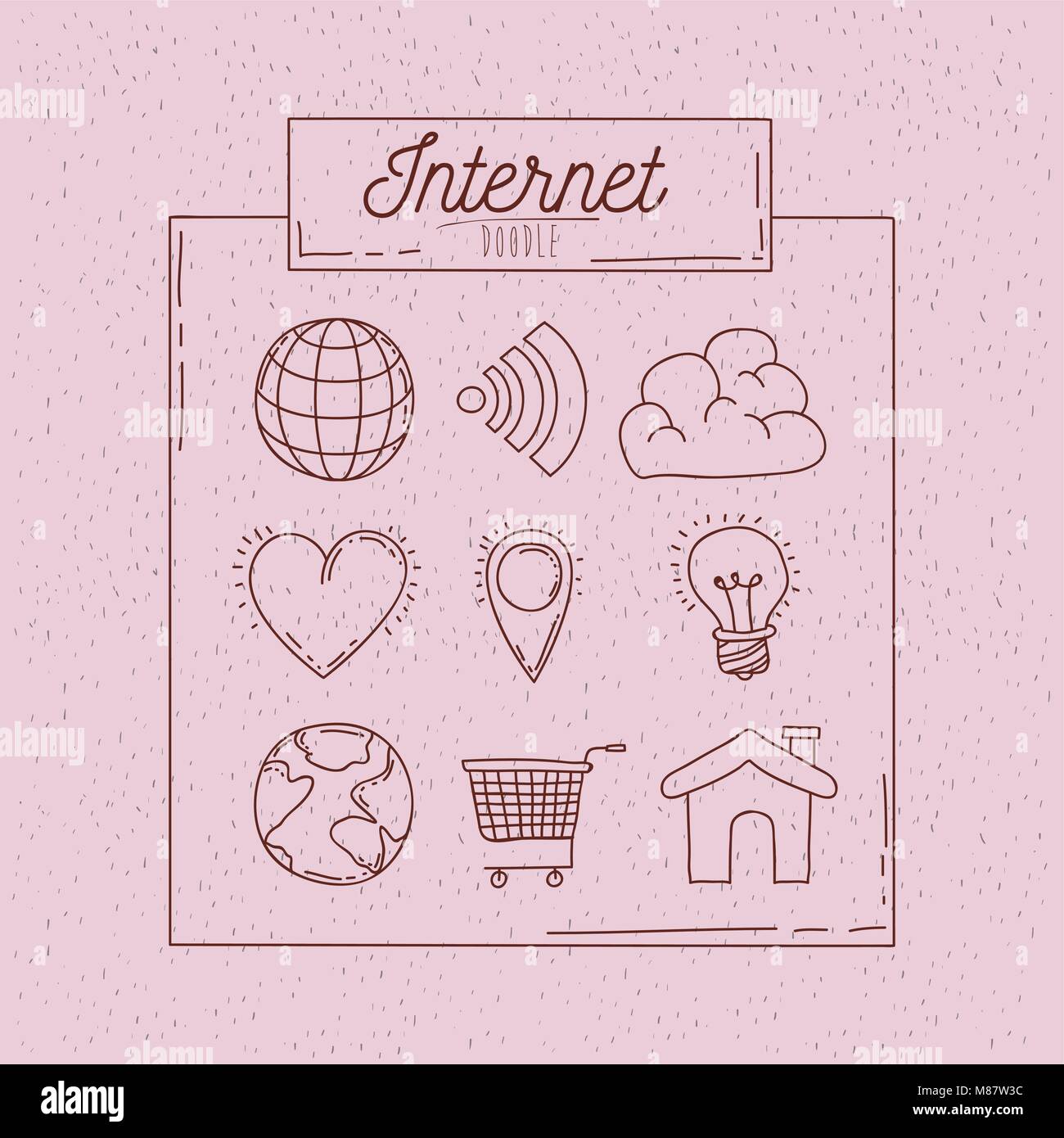 Daily mail world map Stock Vector Images - Alamy